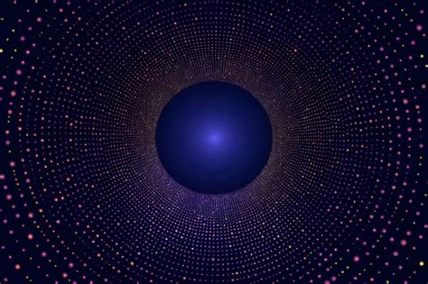 Premium Ai Image Abstract Purple Background In Dot Matrix Pattern