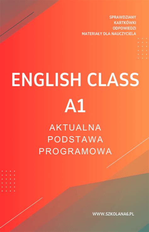 English Class A1 Sprawdziany Sprawdziany Z Odpowiedziami