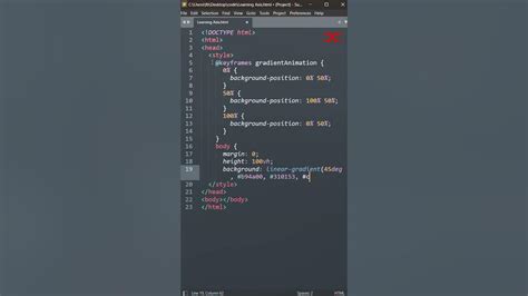 Background Animation Html Css Youtube