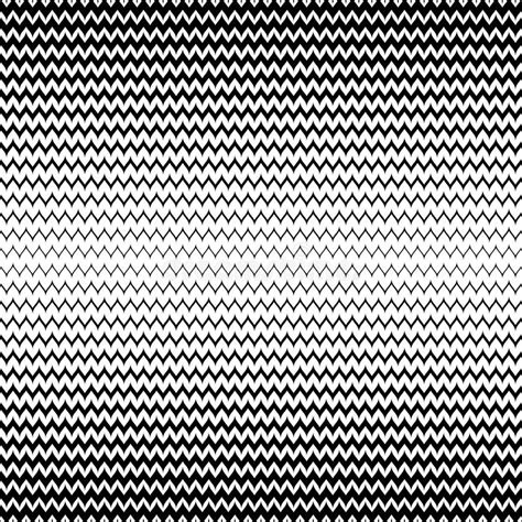 Vector Halftone Seamless Pattern Black And White Zig Zag Lines Texture