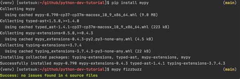 型チェックを使ってみよう · issue 40 · sotetsuk python dev tutorial · github