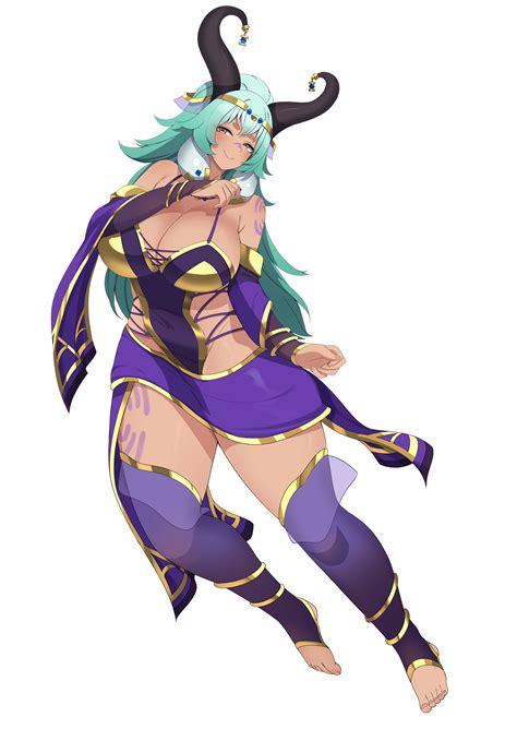 Valefal Coneri Azura Dulait Vallure Highres Official Art 1girl