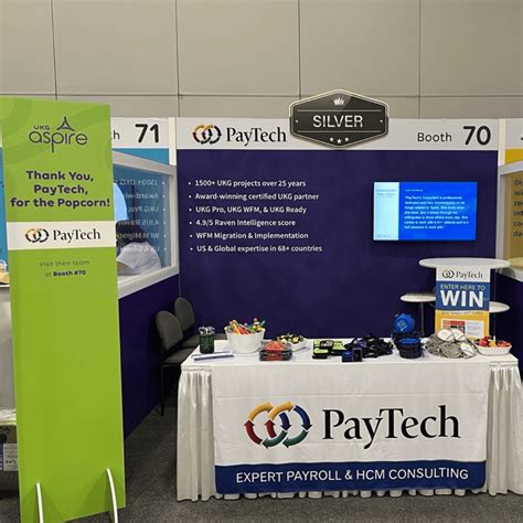 Paytech Silver Sponsor At Ukg Aspire Paytech