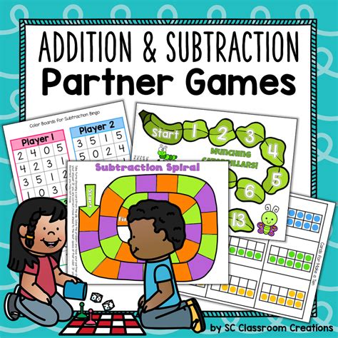 Addition And Subtraction Partner Games Made By Teachers