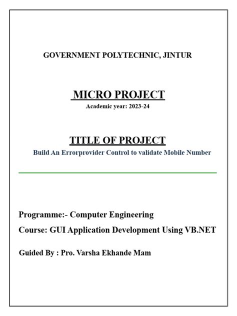 Gad Microproject Pdf Icon Computing Computer Science