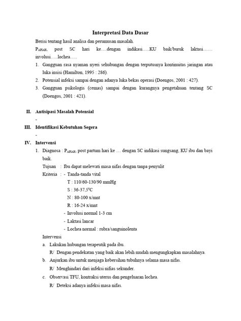 Interpretasi Data Dasar Pdf