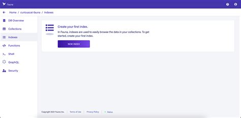 setting up our fauna database learn version control with git