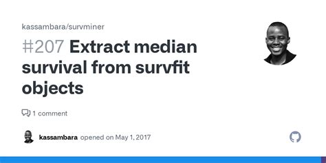 Extract Median Survival From Survfit Objects · Issue 207 · Kassambara
