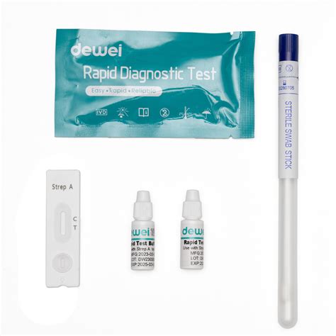 Antigen Strep A Diagnostic Rapid Test Cassette Device Strip By Swab Group A Streptococci