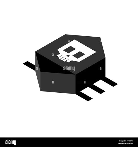 Computer Virus Bug Isolated Spyware For Your Pc Stock Vector Image