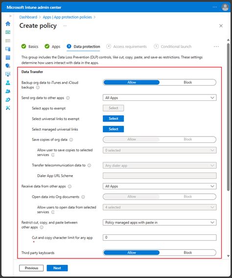Understand App Data Protection Using Microsoft Intune Microsoft Learn