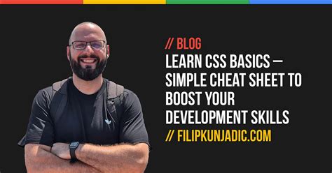 Learn Css Basics Simple Cheat Sheet To Boost Your Development Skills Blog Filip Kunjadić