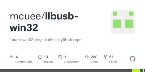 GitHub Mcuee Libusb Win Libusb Win Project Official Github Repo