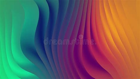 D Modern Waves Curve Abstract Animated Background Stock Footage Video Of Digital Flow