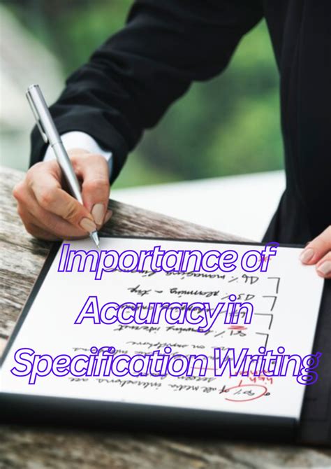 The Importance Of Accuracy In Specification Writing Fipc