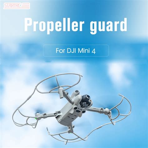 Dji Mini 4 Pro Startrc 드론 프로펠러 보호 가드 충돌 방지 링회색용