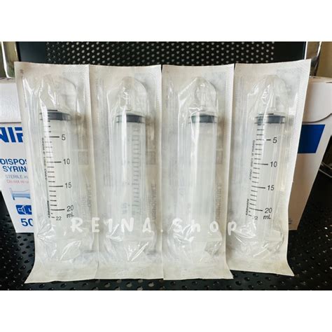 Syringe กระบอกฉีดยา นิโปร ไซริงค์nipro ขนาด 20ml ล้างจมูกได้ Shopee