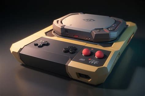 Premium Ai Image Game Console Console Device 3d Rendering Model Handheld Entertainment Offline