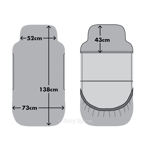 Tough Cover Car Seat Covers Front Easy Fit Clapham Agricultural Engineering