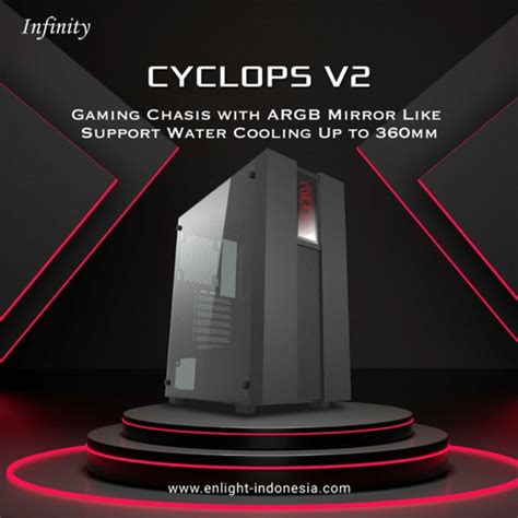 Jual Casing Infinity Cyclops V Atx Matx Gaming Case Kota Banjarmasin Mega Surya Computer