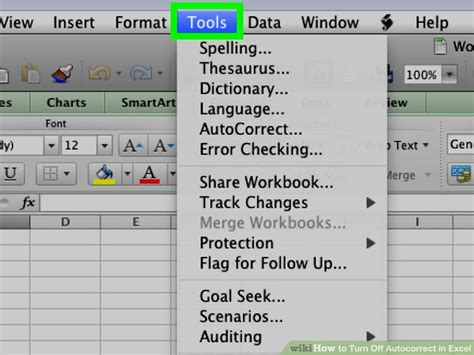 How To Turn Off Autocorrect In Excel Steps With Pictures