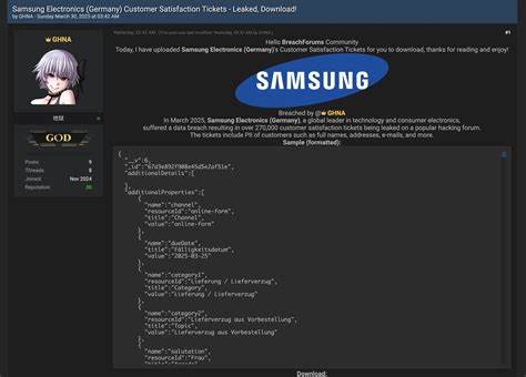 Samsung Tickets Data Leak Confirmed User Info Exposed