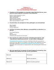 SPW Questions Docx Module 1 1 Learning Activity 2 Test Your Knowledge Worksheet 1 Provide