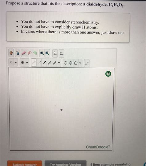 Solved Propose A Structure That Fits The Description A