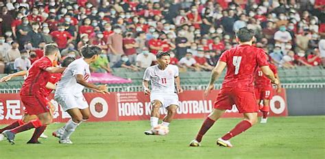 မြန်မာ့လက်ရွေးစင်အသင်းနှင့် ဟောင်ကောင်လက်ရွေးစင်အသင်းတို့ ခြေစမ်းပွဲတွင် ဂိုးမရှိသရေ ရလဒ်ထွက်ပေ