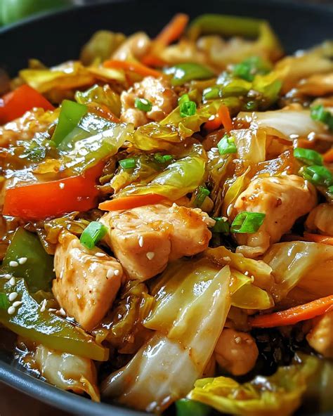 Chicken Cabbage Stir Fry Recipe Quick And Delicious Dinner Delight