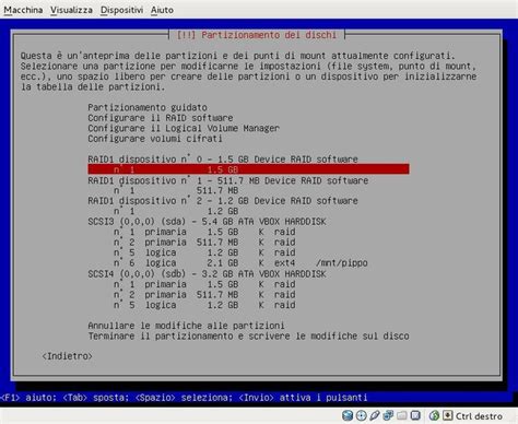 Installare Debian Configurazione Raid Guidedebianizzatiorg