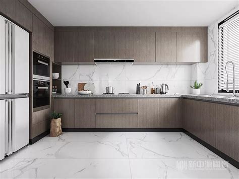 新中式轻奢厨房 风格 装修效果图 大山谷图库