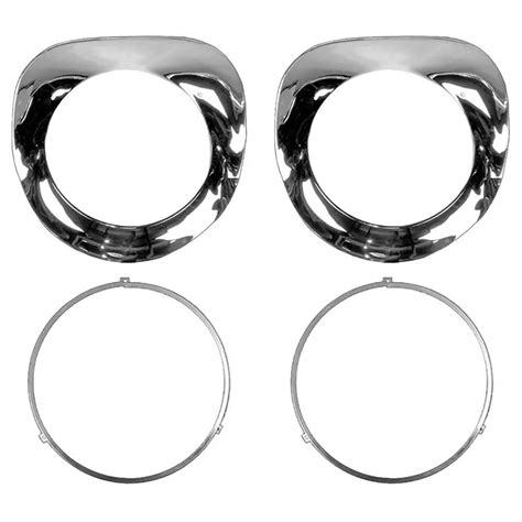 1955 1957 Chevrolet Pickup Truck Ck Single Headlight Bezel Set With