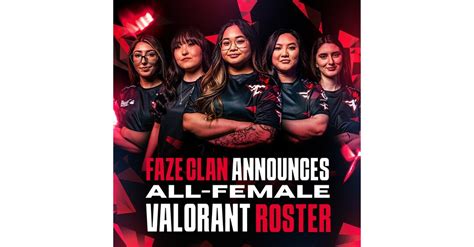 Faze Clan Signs Organizations First All Female Professional Esports Team