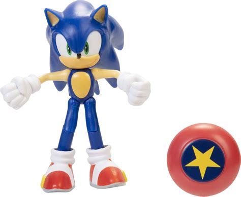 Sonic The Hedgehog 4 Modern Sonic Action Figure With Star Spring
