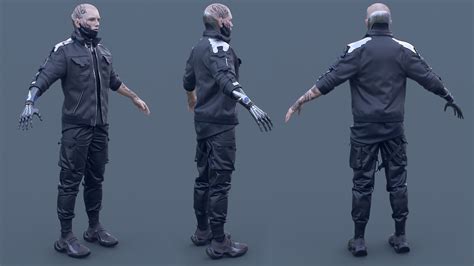 Android Humanoid Rig Animated