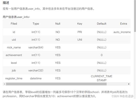 Sql刷题笔记day8——sql进阶——表与索引操作 Csdn博客