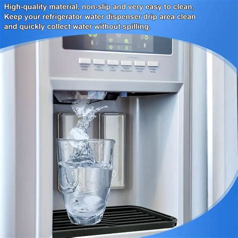 1pc 냉장고 물받이 업그레이드 실리콘 냉장고 물받침 냉장고와 물 디스펜서 팬을 쏟아지는 물 미네랄 누적물 Temu Republic Of Korea