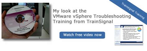 VSphere Troubleshooting Training My Look ESX Virtualization