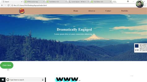 Web Design Tutorial For Beginners 05 How To Build Webpages With Html Css Youtube
