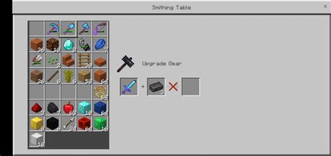 Anyone Know Why I Can T Upgrade Diamond Gear To Netherite In A Smiting Table Mobile V