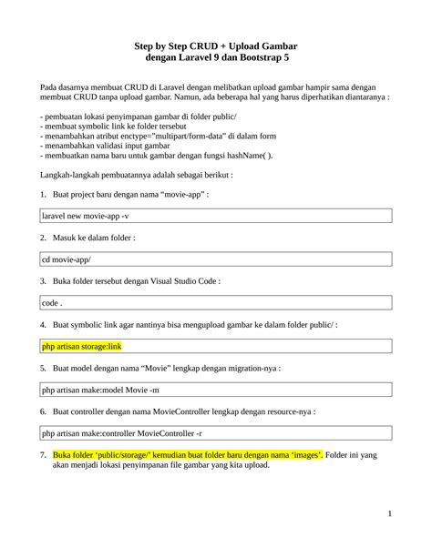 Solution Step By Step Crud Upload Gambar Dengan Laravel 9 Dan