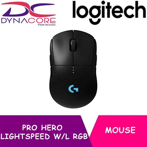 DYNACORE Logitech G Pro Hero Lightspeed Wireless Lightsync RGB Mouse With Hero K Sensor