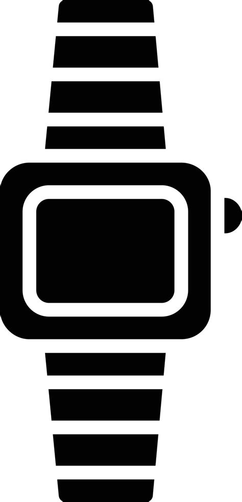 Watch Synchronization Glyph Icon 11214241 Vector Art At Vecteezy