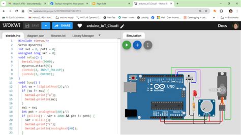 Yuk Bermain Wokwi 5 Koneksi Dengan Arduino Iot Cloud