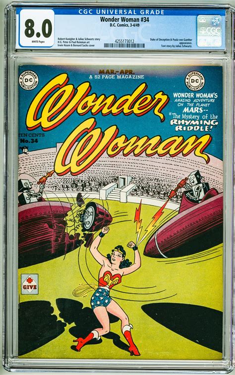 Wonder Woman Comic Book Pages