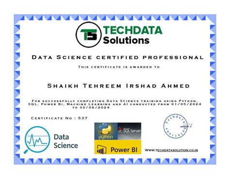 Datascience Techdatasolutions Dataanalytics Sql Python Powerbi Learningjourney Tehreem