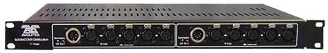 Avolites Iso DMX Rackmount Splitter Isolated Rackmount DMX Splitter Full Compass Systems