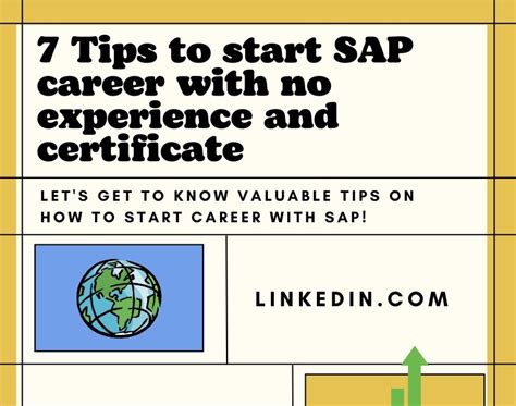 7 Tips For Start Sap Career