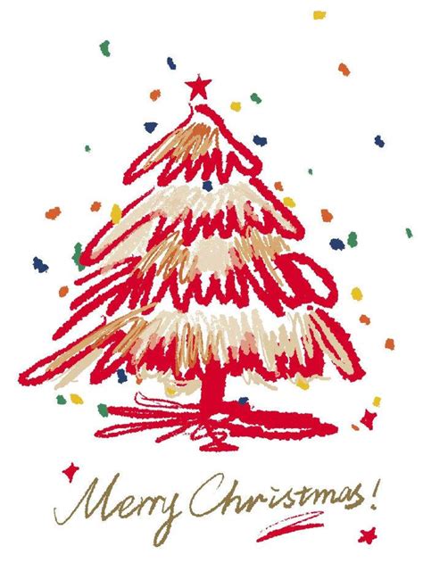 圣诞树简笔画大全